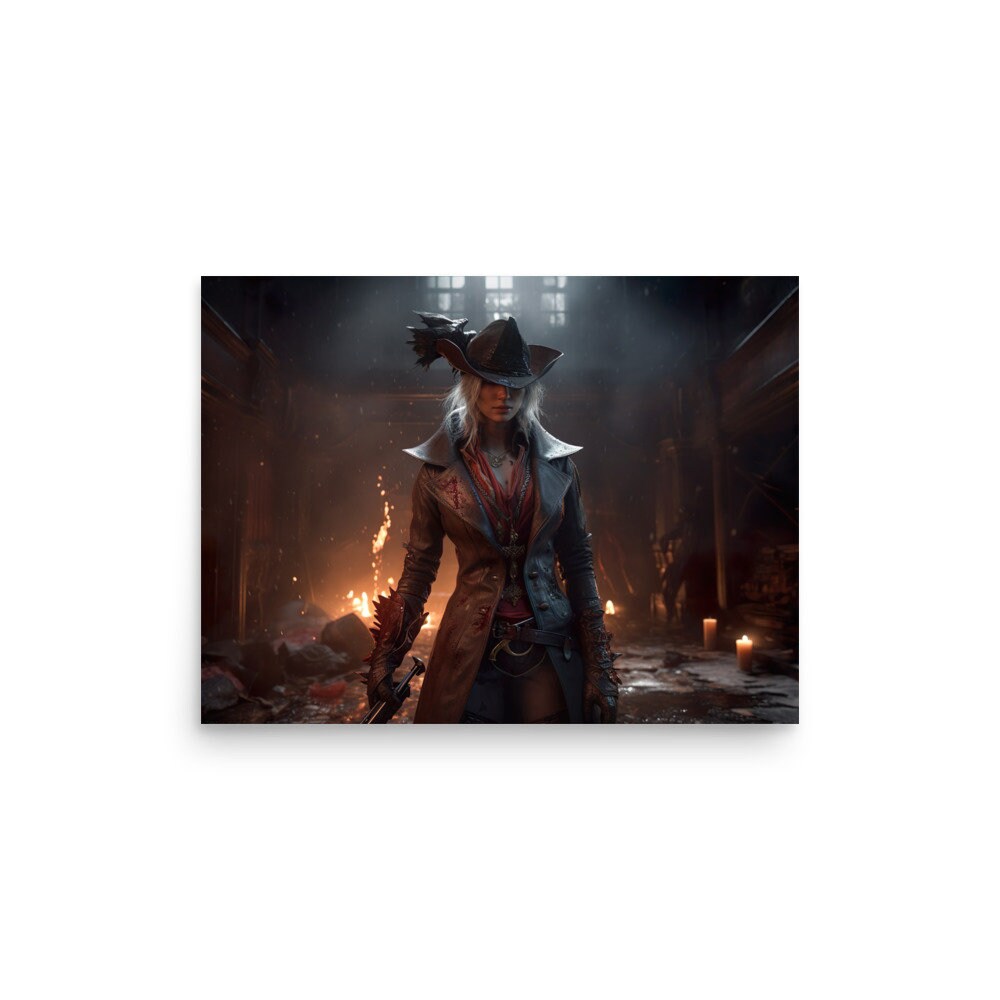 Lady Maria Poster, Lady Maria Bloodborne Poster, Bloodborne Poster ...