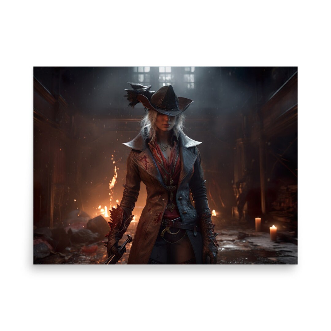 Lady Maria Poster, Lady Maria Bloodborne Poster, Bloodborne Poster ...