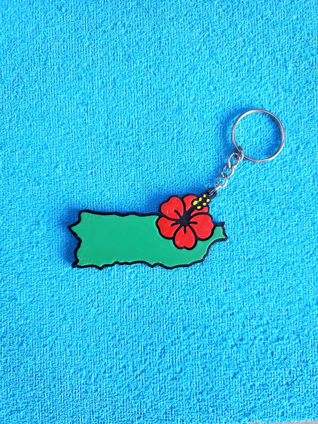 Flor Maga Y Mapa De Puerto Rico/ Maga Flower an Puerto Rico Map ...