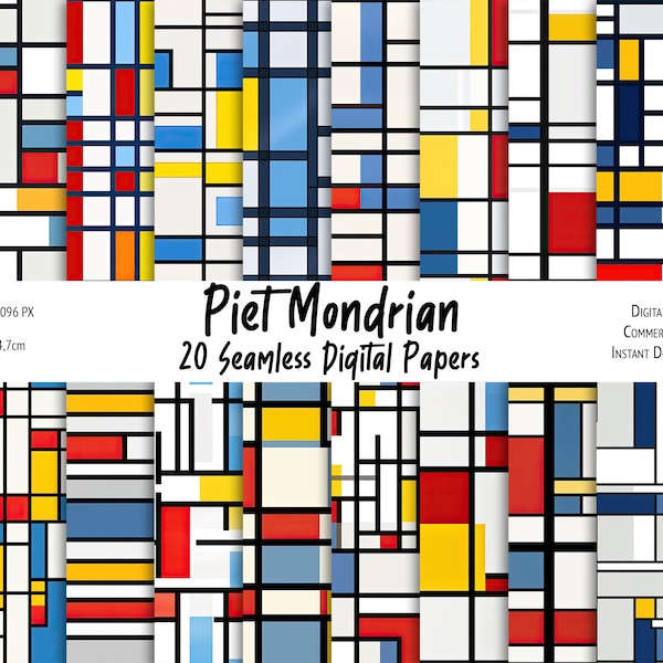 Piet Mondrian - Etsy