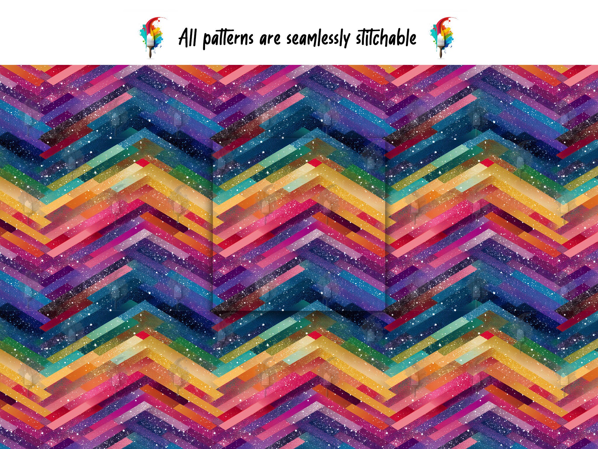 20 Rainbow Glitter Seamless Digital Papers, Rainbow Sparkle Paper ...