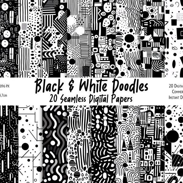 Doodle Patterns - Etsy