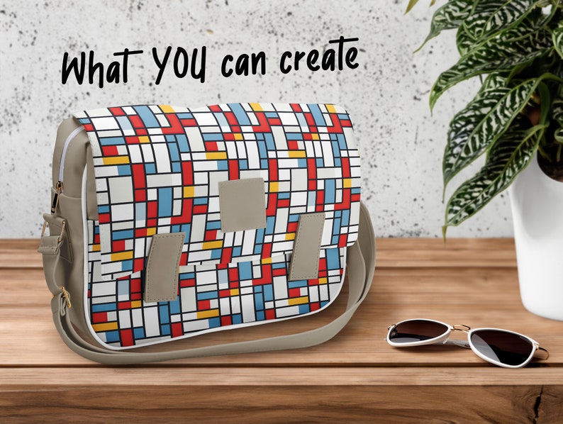 Piet Mondrian Digital Paper Bundle, Seamless Patterns in the Style of Piet Mondrian for ...