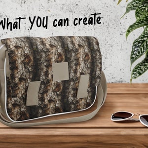 Seamless Tree Bark Textures Bundle, Natural Wood Texture Digital Paper ...