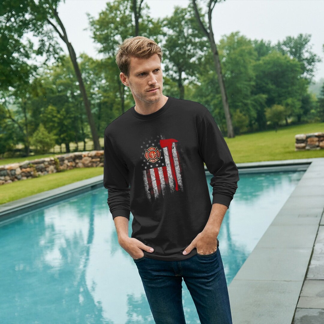 Firefighter Axe Flag - Etsy