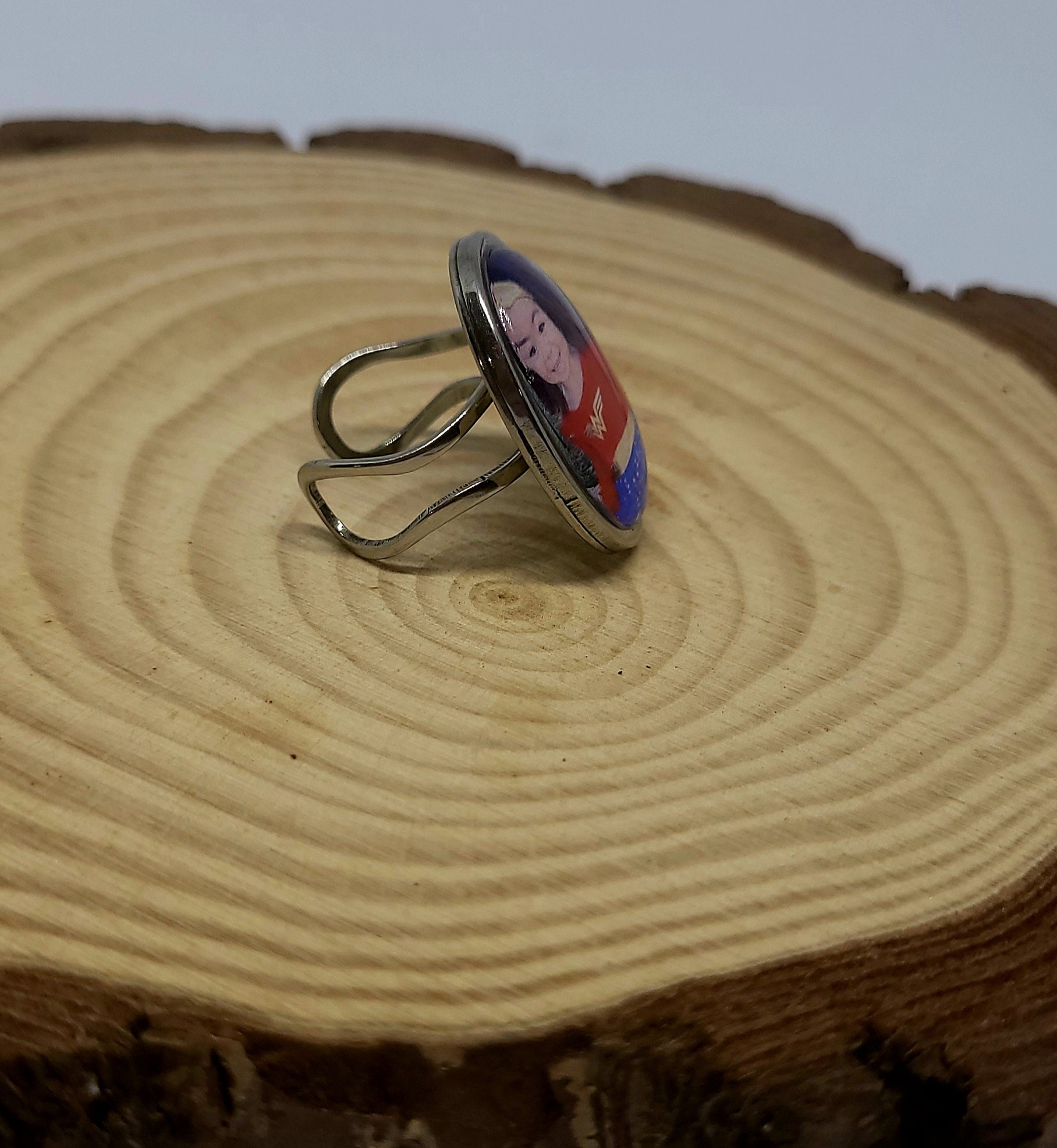 Anillo Personalizado, Sortija De Foto Personalizado, Joyería ...