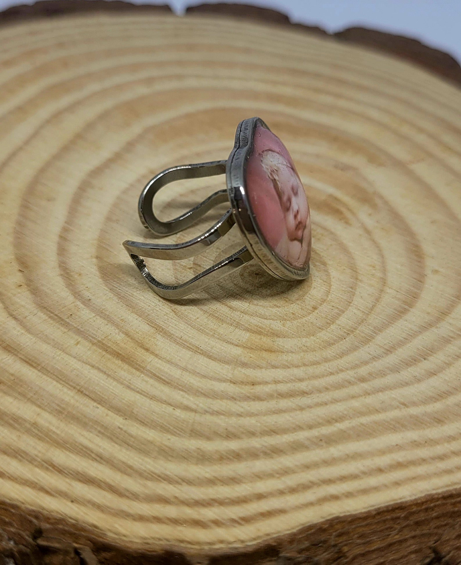 Anillo Personalizado, Sortija De Foto Personalizado, Joyería ...