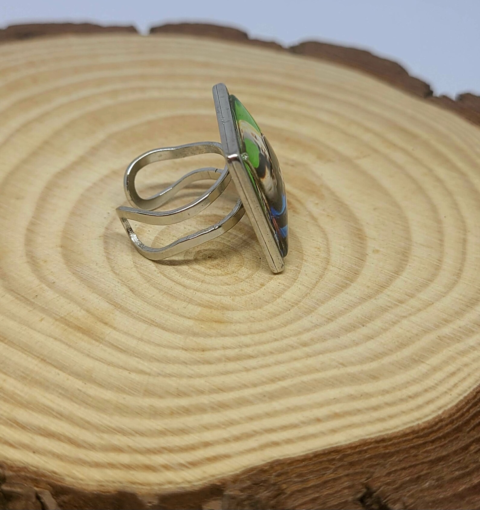 Anillo Personalizado, Sortija De Foto Personalizado, Joyería ...