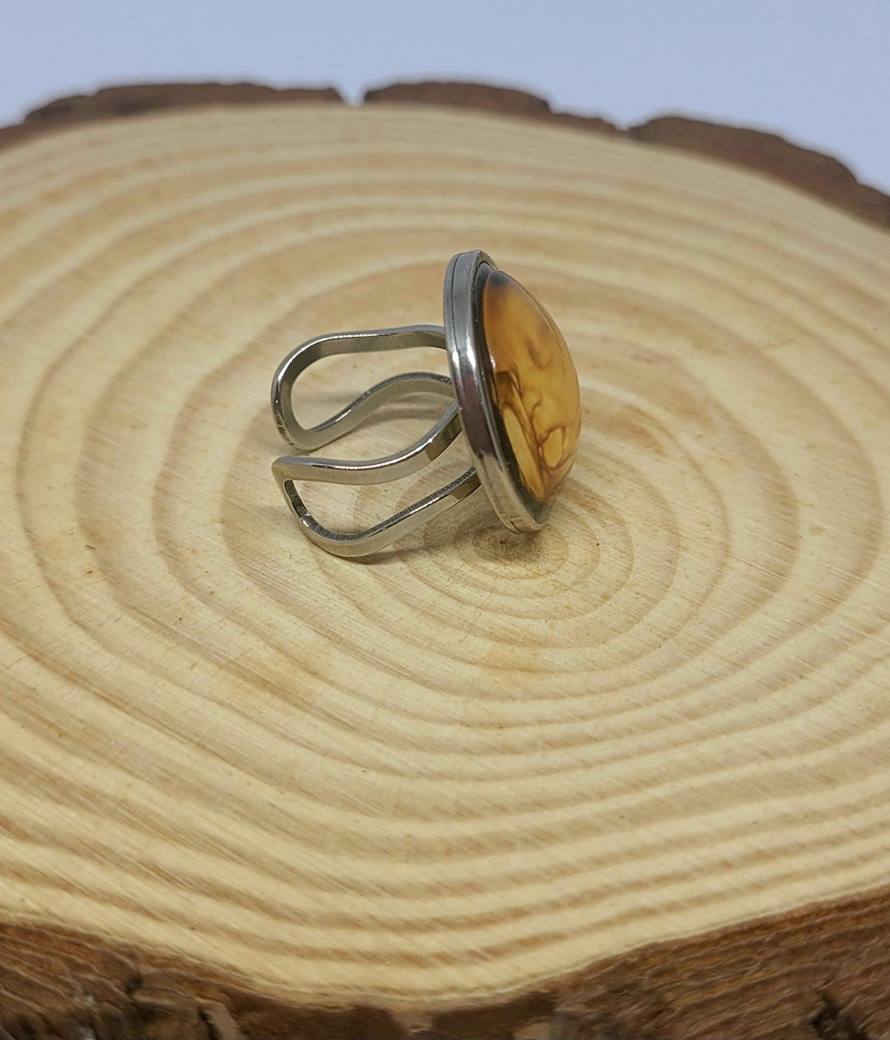Anillo Personalizado, Sortija De Foto Personalizado, Joyería ...