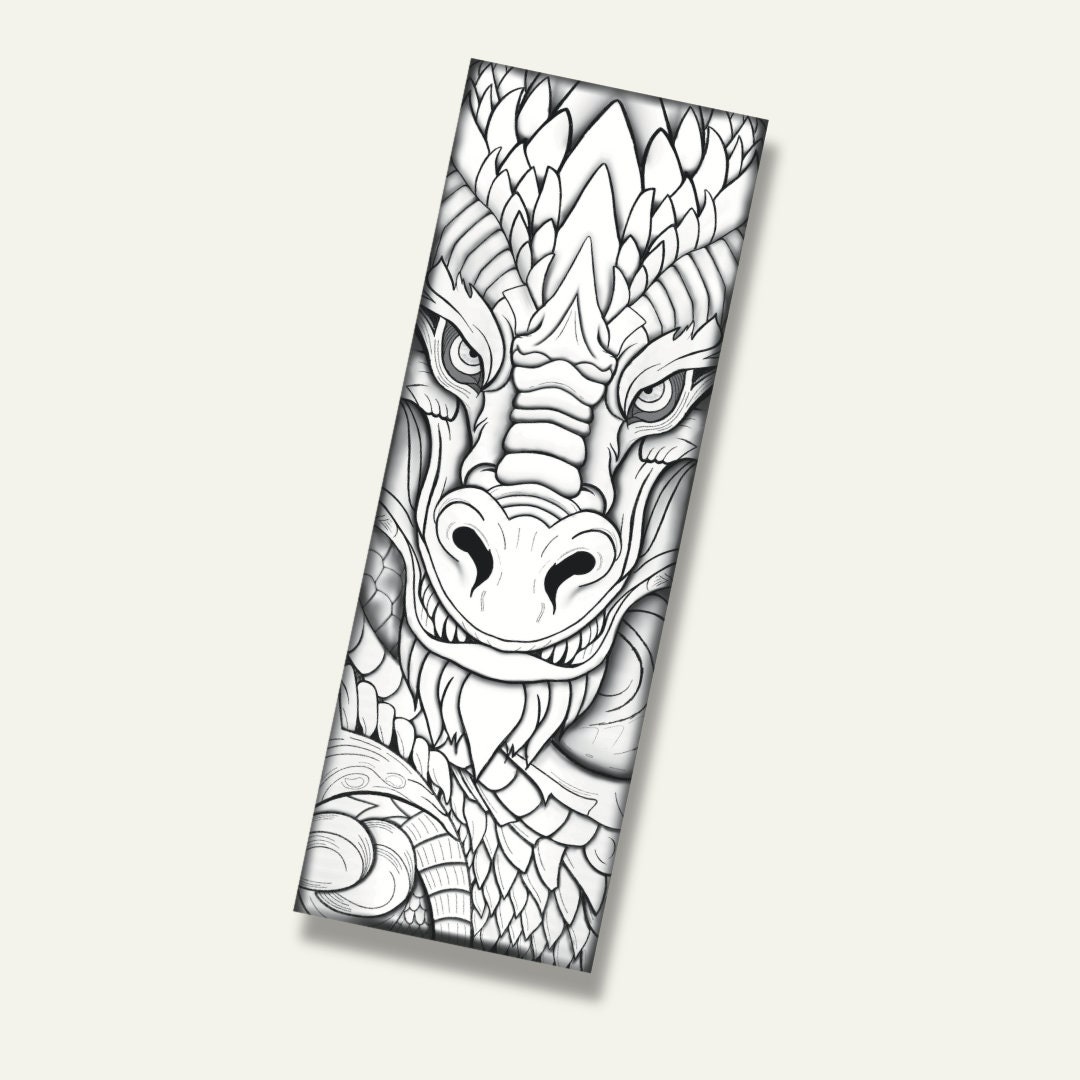 Dragon Bookmark for Fantasy Lovers Gift for Dragon Lovers Bookmark Gift ...