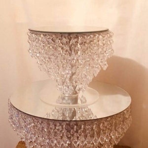 Crystal Cake Stand| Crystal Cascading Cake Stand for Wedding - Etsy