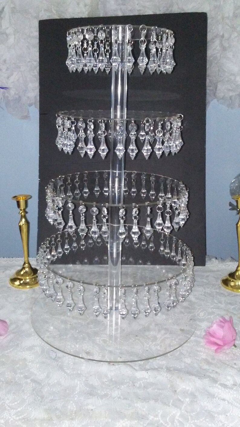 Cupcake Stand With Crystals - Etsy
