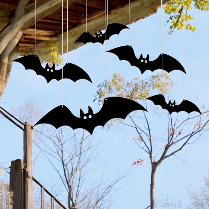 Plastic Bats Decor Etsy