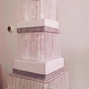 SQUARE Cake Stand With Led Light - Etsy