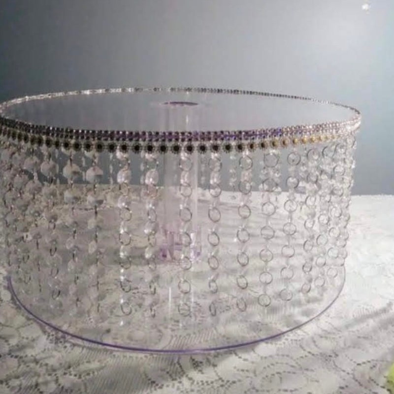 Crystal Cake Stand - Etsy
