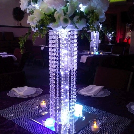 Lighted Cocktail Table Centerpieces