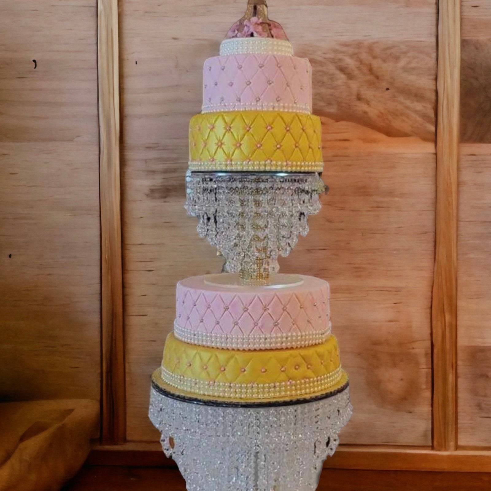 Crystal Cake Stand Crystal Cascading Cake Stand for Wedding - Etsy