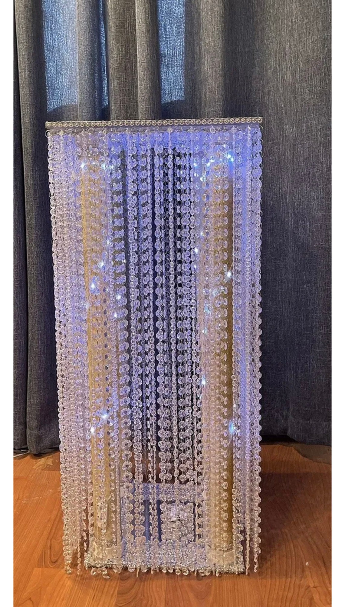 SQUARE Cake Table Crystal Cake Stand - Etsy