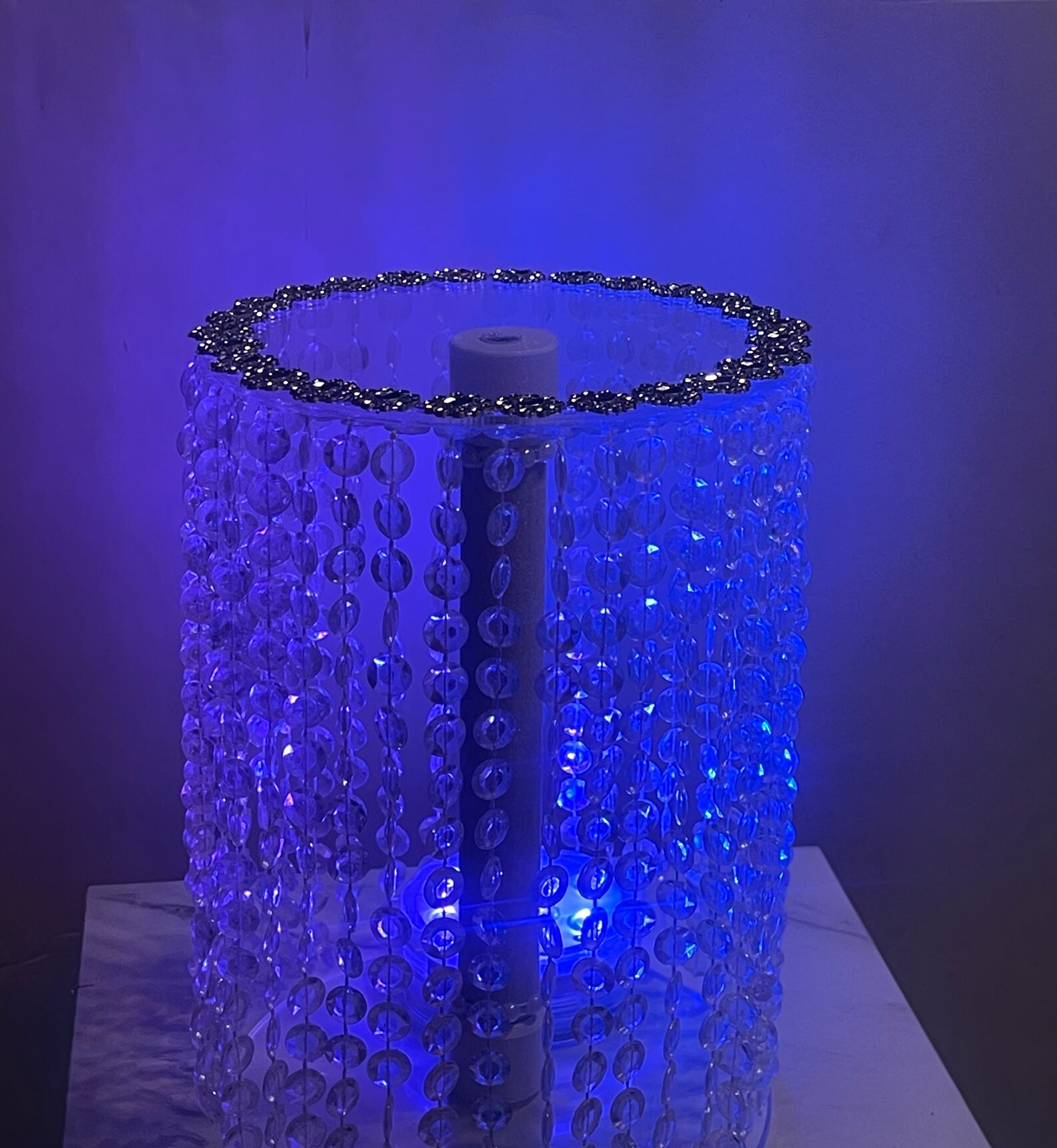 ROUND Cake Stand With Led Light - Etsy