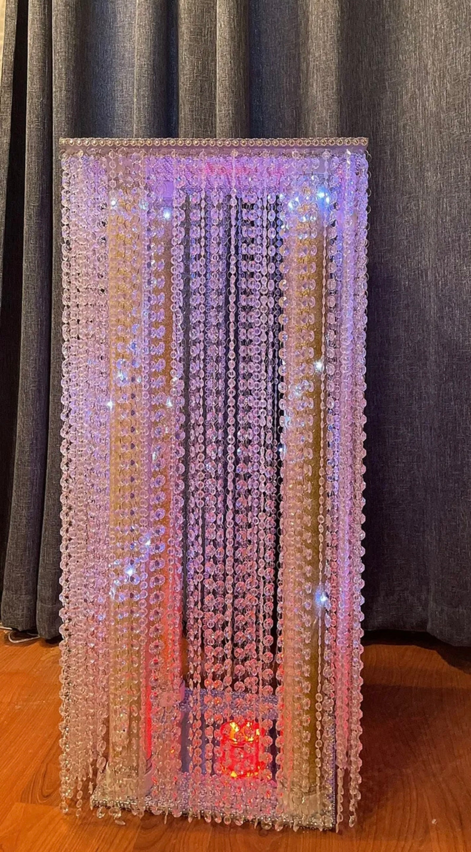 SQUARE Cake Table Crystal Cake Stand - Etsy