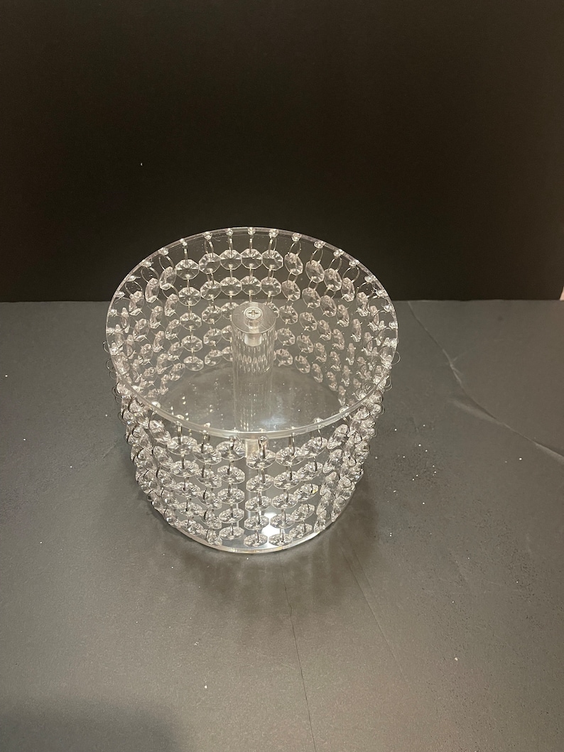 Crystal Cake Stand With Led Light - Etsy