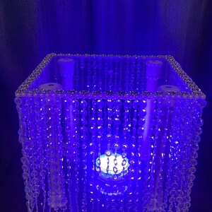 SQUARE Cake Stand With Led Light - Etsy