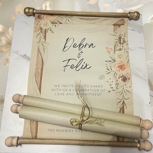 Scroll Invitations (You'll Enjoy) - Etsy