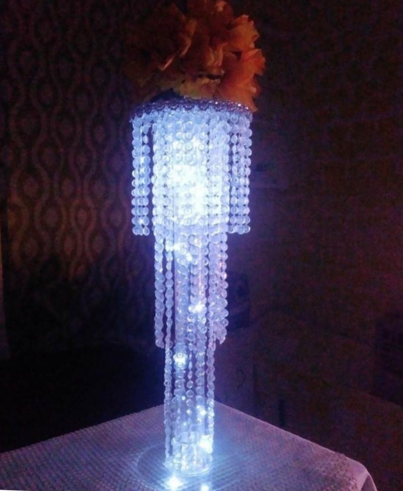 Wedding Table Centerpieces | Lighted Decor - Etsy