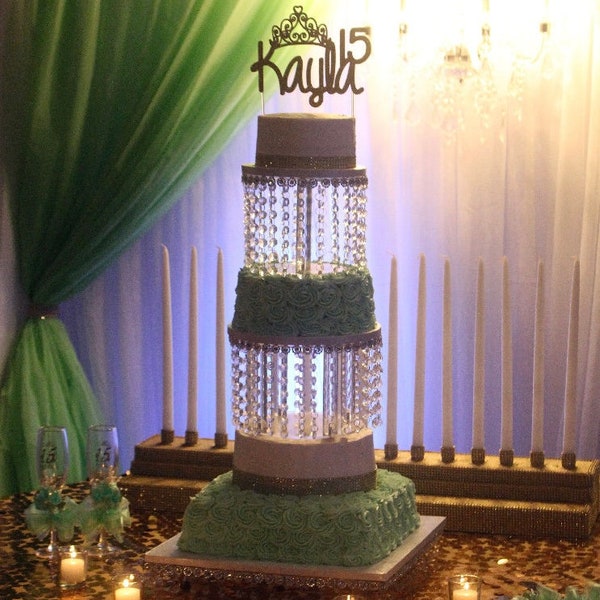Quinceanera Tier Cake Stand - Etsy UK