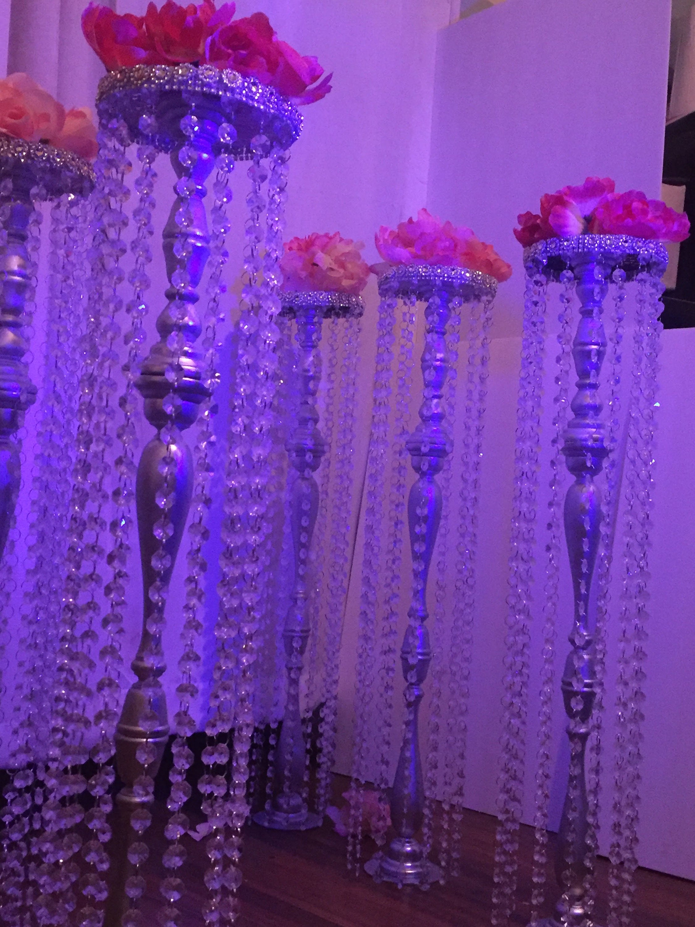 Set of 6 Rustic Wood Chandelier Wedding Aisle Runners and - Etsy