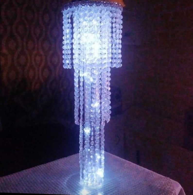 Wedding Table Centerpieces | Lighted Decor - Etsy