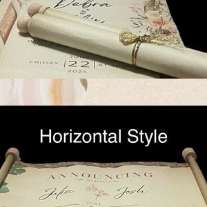 Scroll Invitations | Wedding Invitations and Save the Dates - Etsy