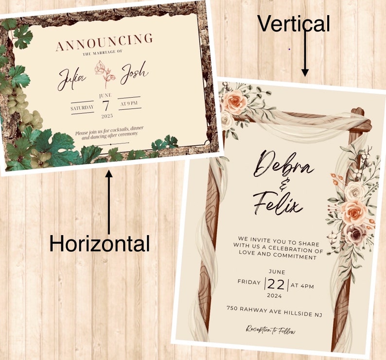 Scroll Invitations | Wedding Invitations and Save the Dates - Etsy