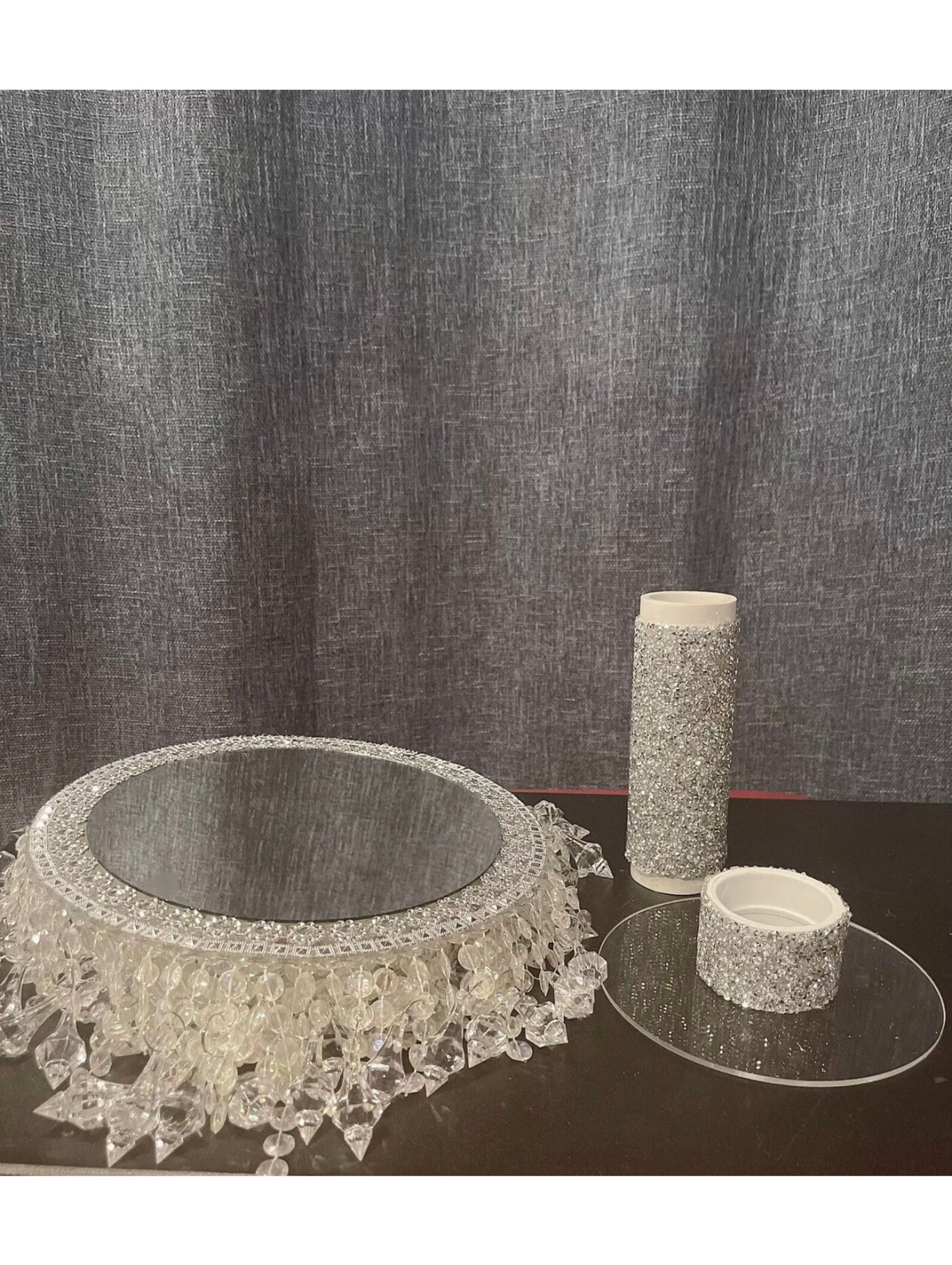Crystal Cake Stand Crystal Cascading Cake Stand for Wedding - Etsy