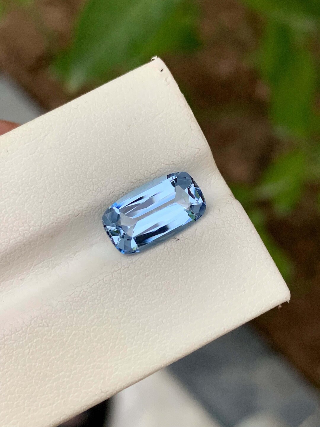 Santa Maria Color Fancy Emerald Cut Aquamarine Gemstone for Ring, Blue ...