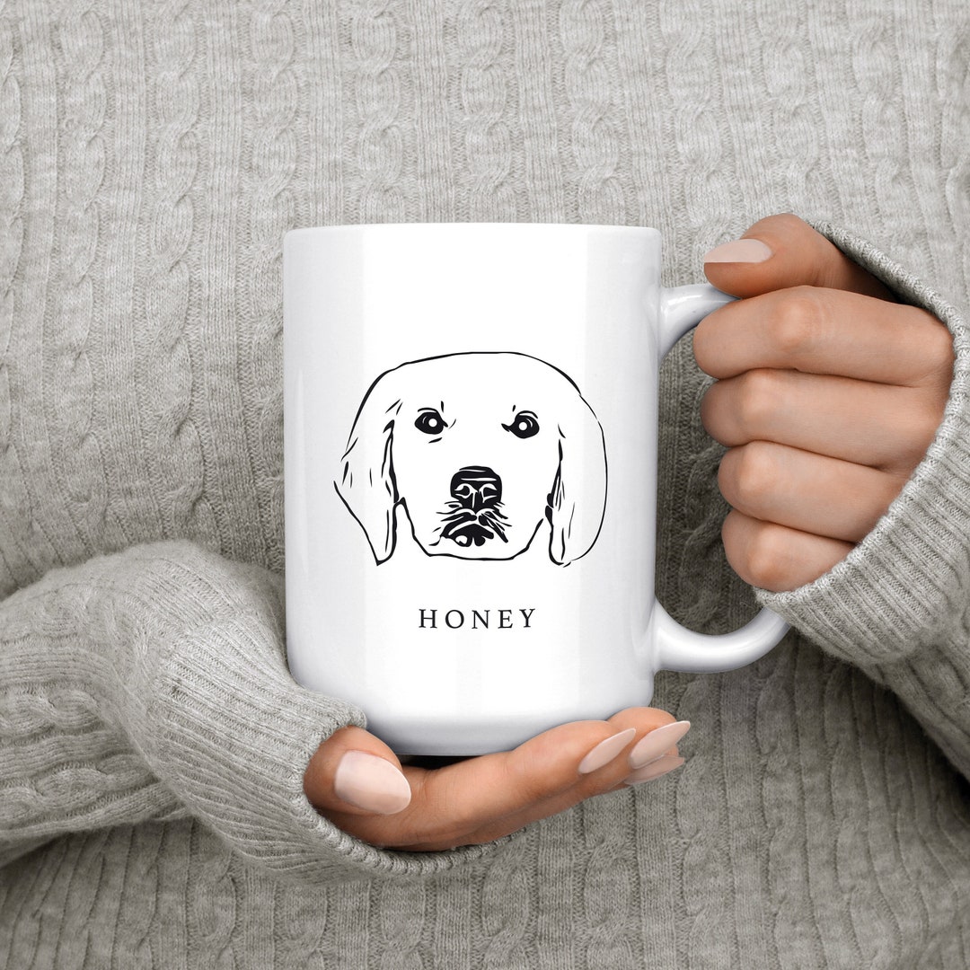 Custom Pet Mug Dog Face Mug Custom Pet Mug Using Photo Pet Memorial ...