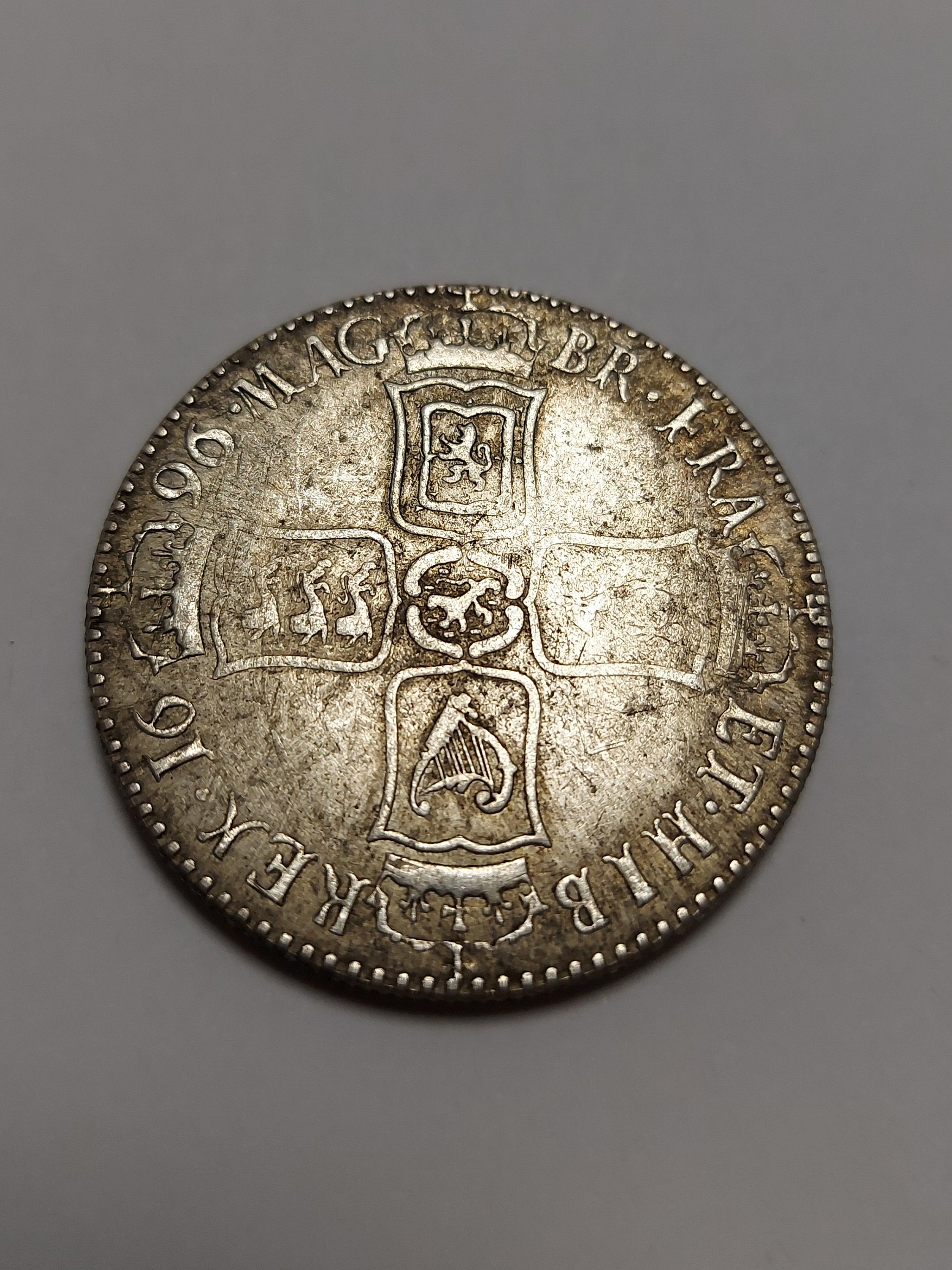 1696 English Crown Coin, Old English Coins - Etsy UK