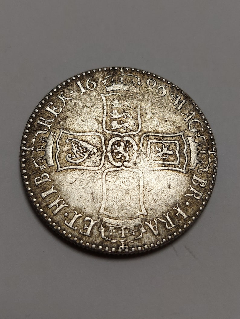 1696 English Crown Coin, Old English Coins - Etsy UK