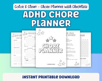 Cleaning Checklist ADHD ASD Neurodivergent Families - Etsy
