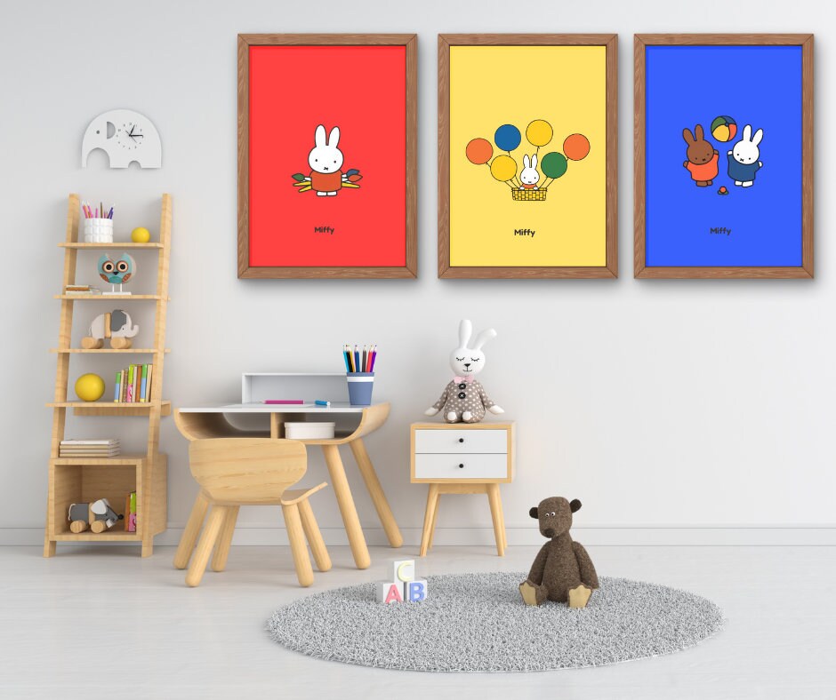 Miffy Printable Wall Art Instant Digital Download 9 Posters Google ...