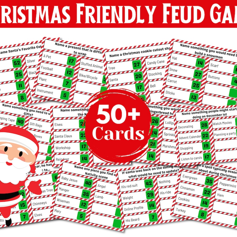 Christmas Family Feud - Etsy