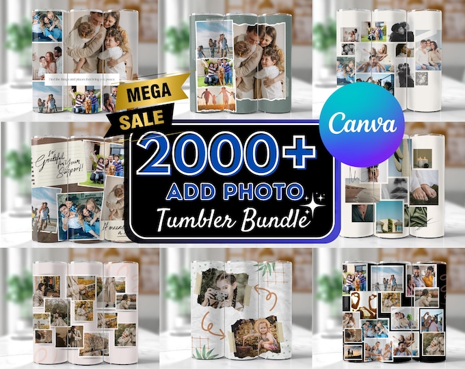 100+ Add Your Own Photo Tumbler Wrap Bundle, Own Photo Self Editable ...