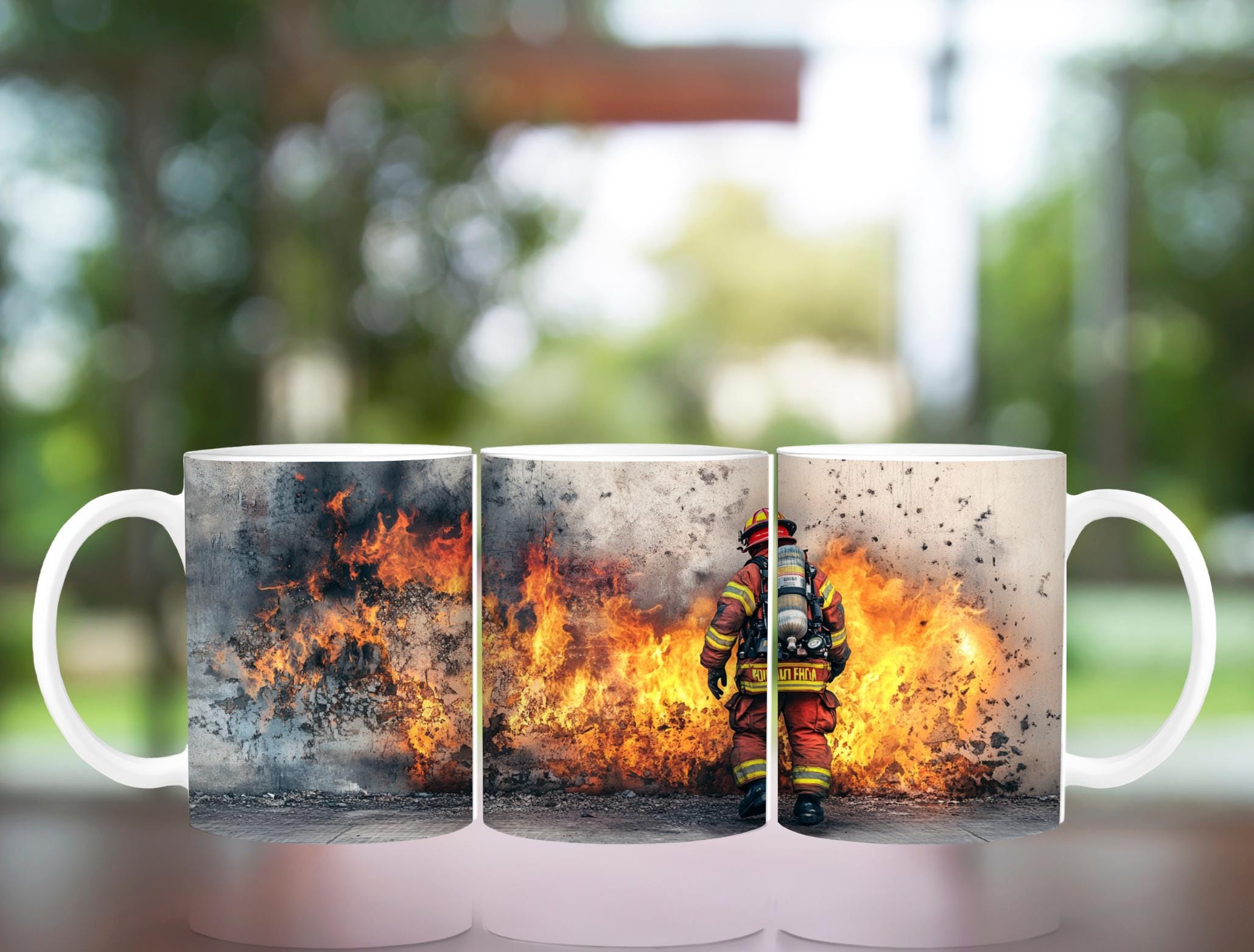 50+ Firefighter Mug Wraps, Sublimation PNG, 11oz & 15oz Mug Wraps ...
