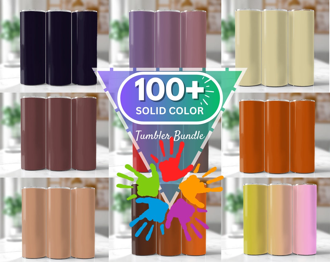 100+ Solid Color Tumbler Wrap, 20oz Solid Color Skinny Tumbler ...