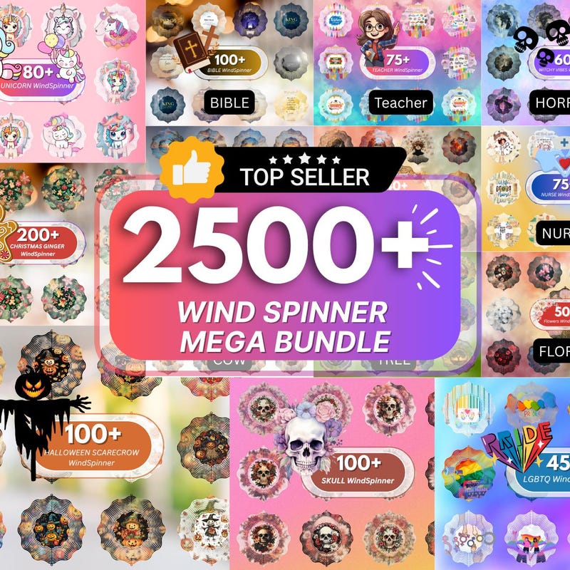 Wind Spinner Sublimation Wraps - Etsy