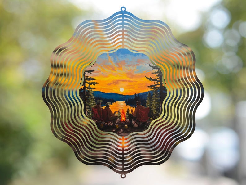 40+ Camping Wind Spinner PNG Bundle Camping Spinner Sublimation Design ...
