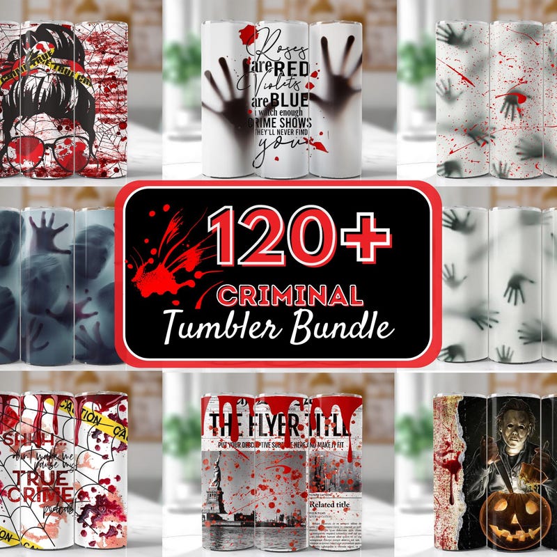 Tumbler Crime Cup - Etsy