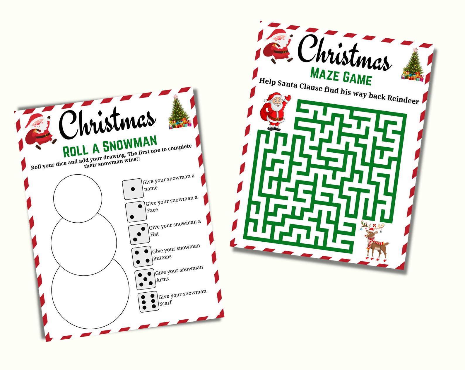 33 Christmas Games Bundle, Christmas Party Games School Christmas Games ...