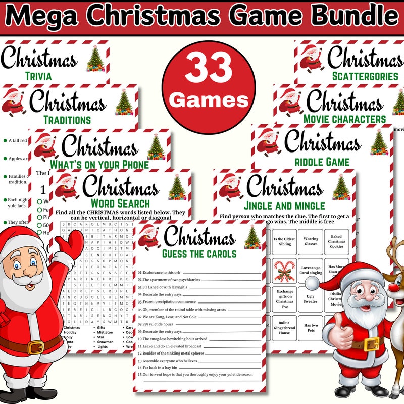 Christmas Games - Etsy