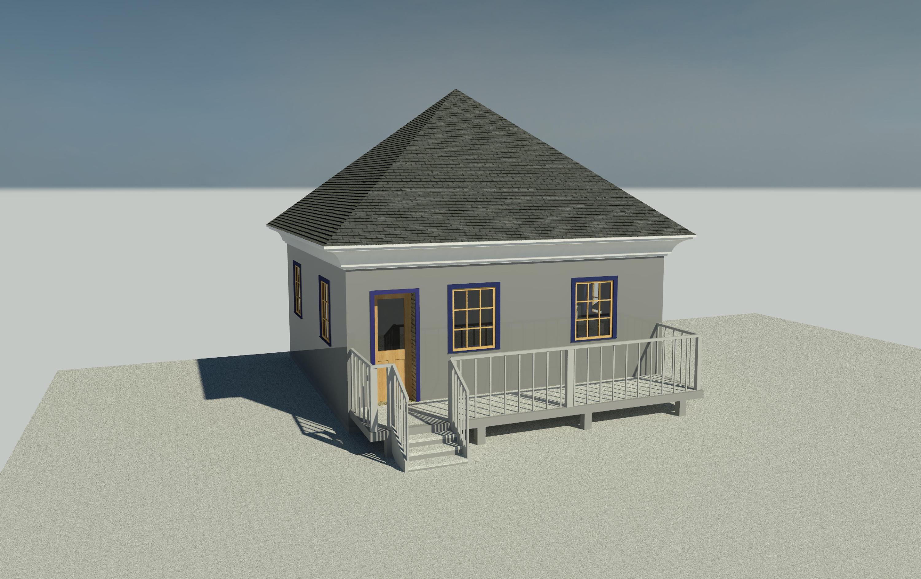 Cozy Cabin DIY Build Plans - 14' X 21' Tiny House Wood Truss Blueprint ...